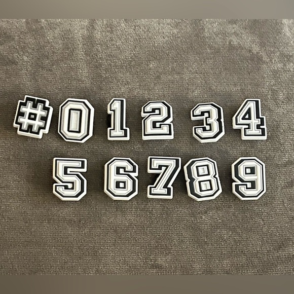 Other | Numbers Jibbitz | Poshmark